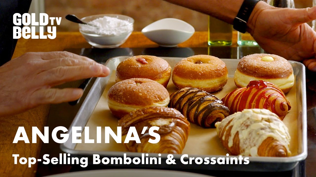 Angelina Bakery's Famous Croissants and Bomboloni: Watch How It's Made ...