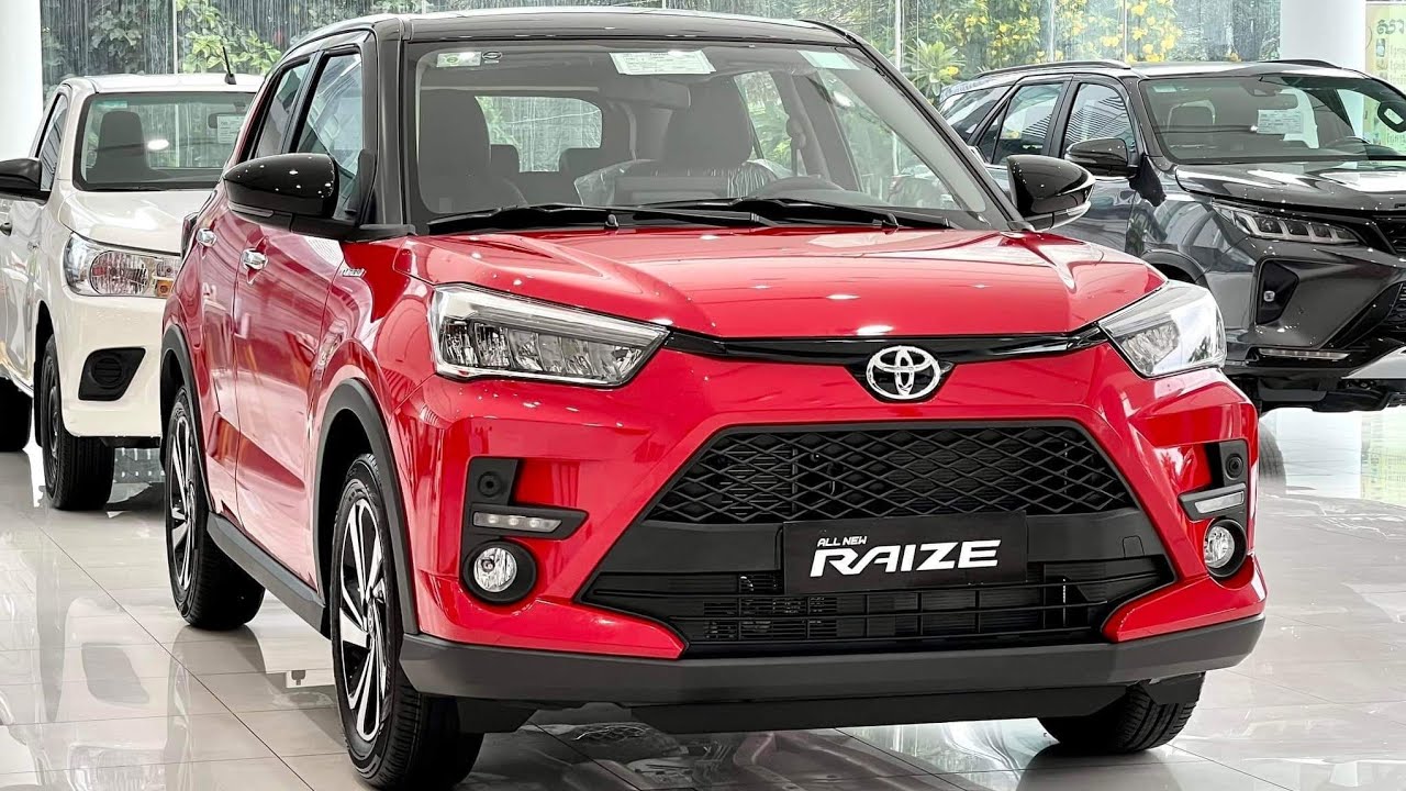 New Toyota Raize 2023 Compact SUV 5 Seats - Red Color - YouTube