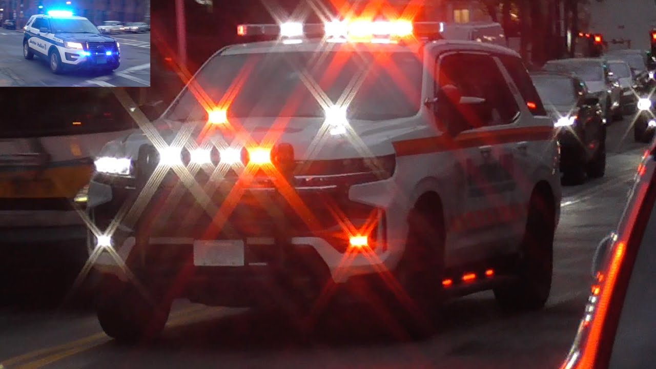 Boston EMS Supervisor & Boston PD Responding - YouTube