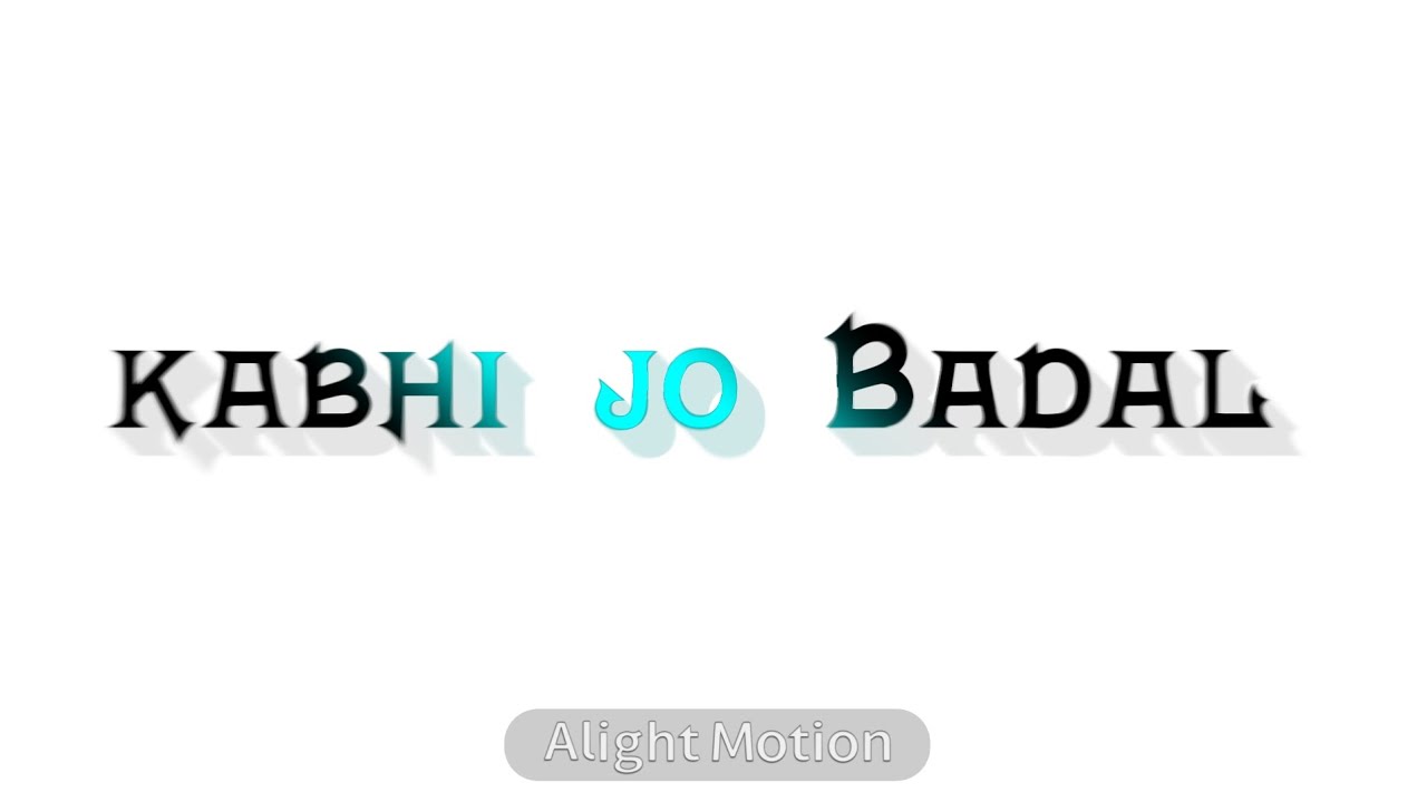 Kabhi Jo Badal white Screen Status Video🌿White Screen lyrics Video💫 ...