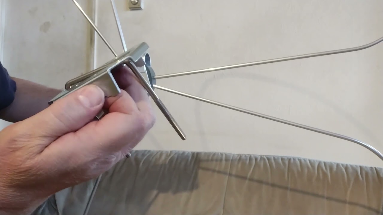 2M WiMo big wheel antenna assembly - YouTube