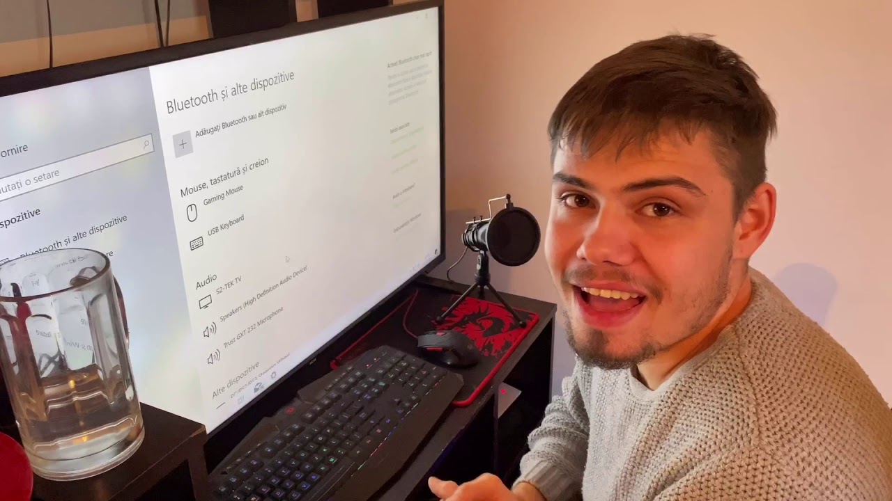 Unboxing/microfon trust mantis gxt 232 - YouTube