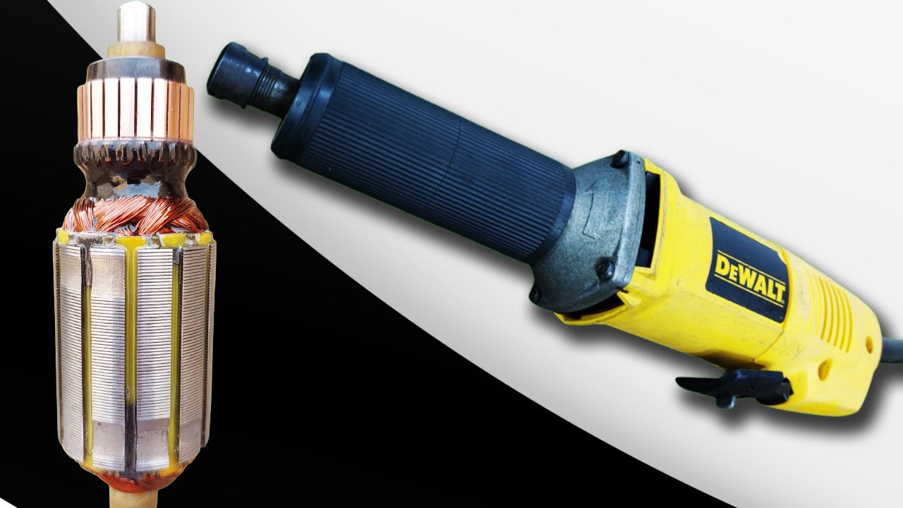 DEWALT ( DW887 ) Die Grinder (converting to 220v) - YouTube