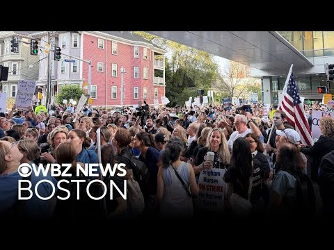 Thousands of Brigham and Women's nurses walk out in largest nurses strike in state history