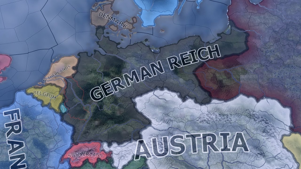WW2 with WW1 Borders : HOI4 Timelapse - YouTube