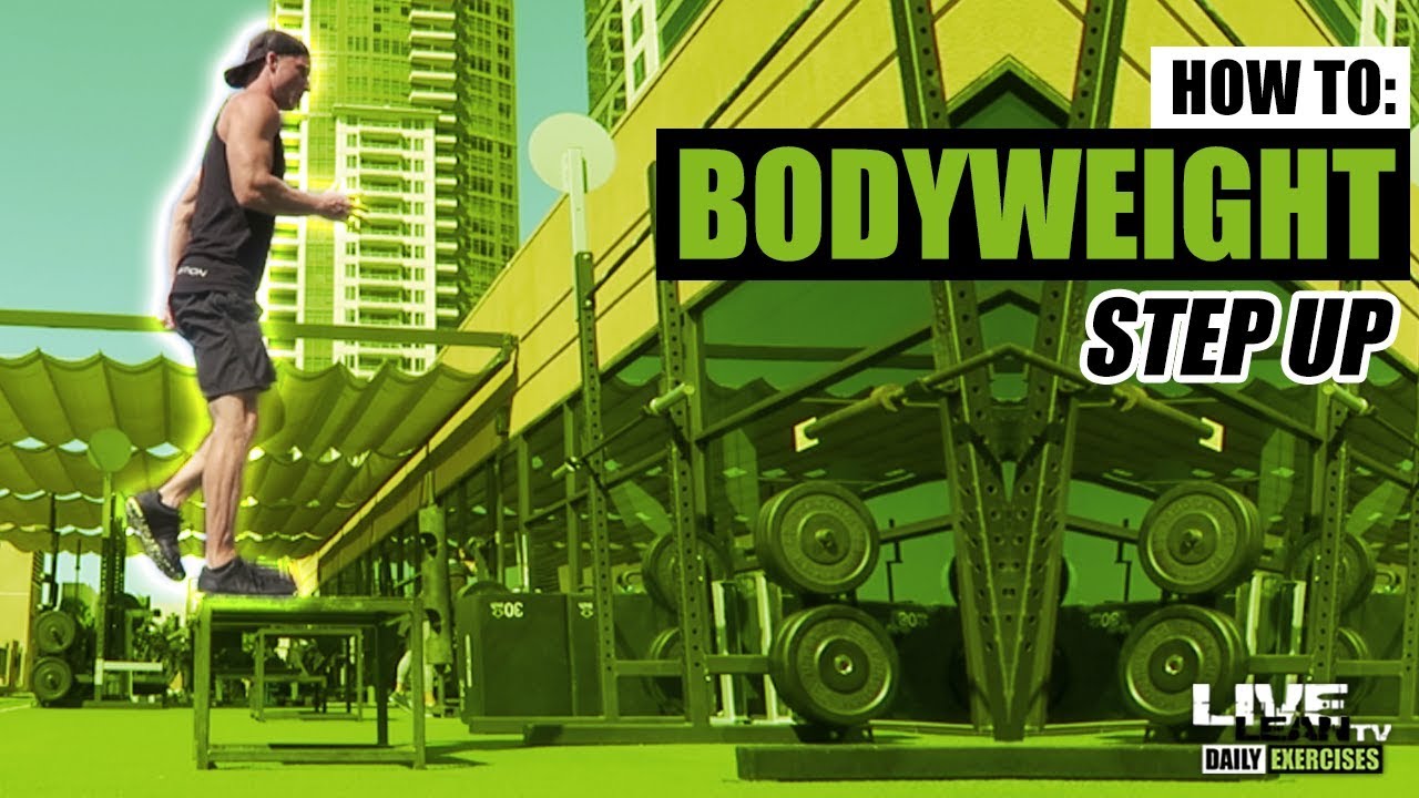 How To Do A STEP UP | Exercise Demonstration Video and Guide - YouTube