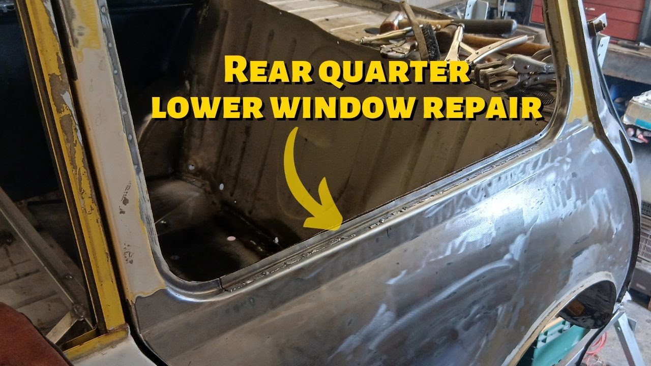 Classic Mini side window repair - YouTube