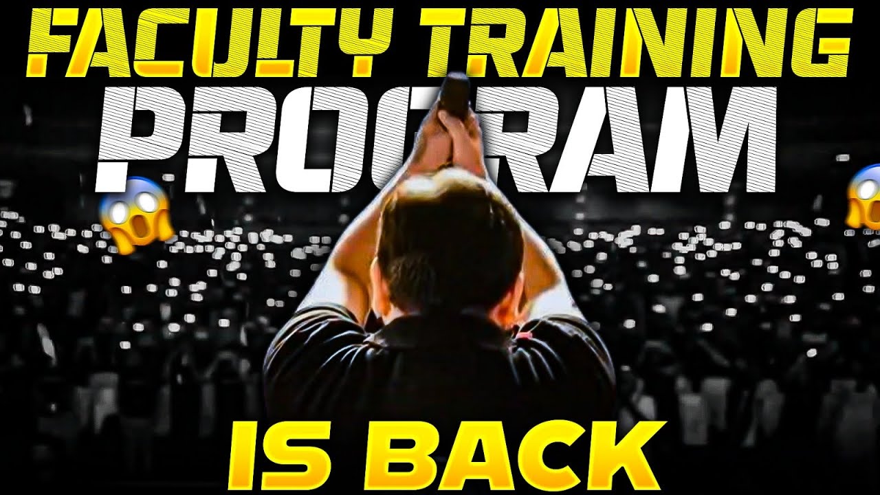 FTP - Faculty Training Program is BACK!! 🔥 - YouTube