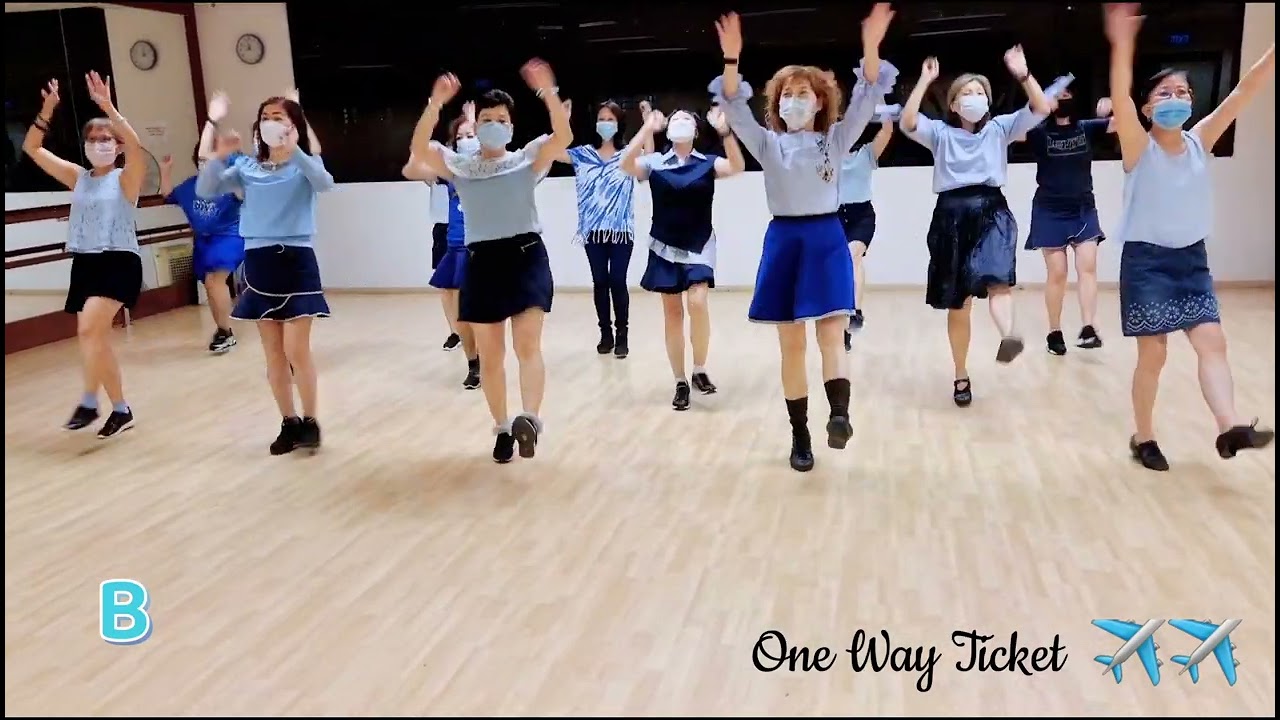 One Way Ticket - Line Dance (Phrased High Improver) - YouTube