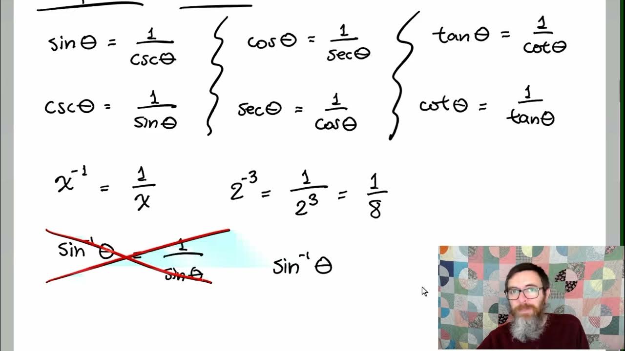 Trigonometry - Using Definitions of Trigonometric Functions - Part 1 ...