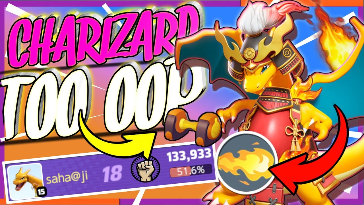 Attack Weight BUFF 🔥 Charizard Best Rank Game 🎯 Pokemon unite - YouTube