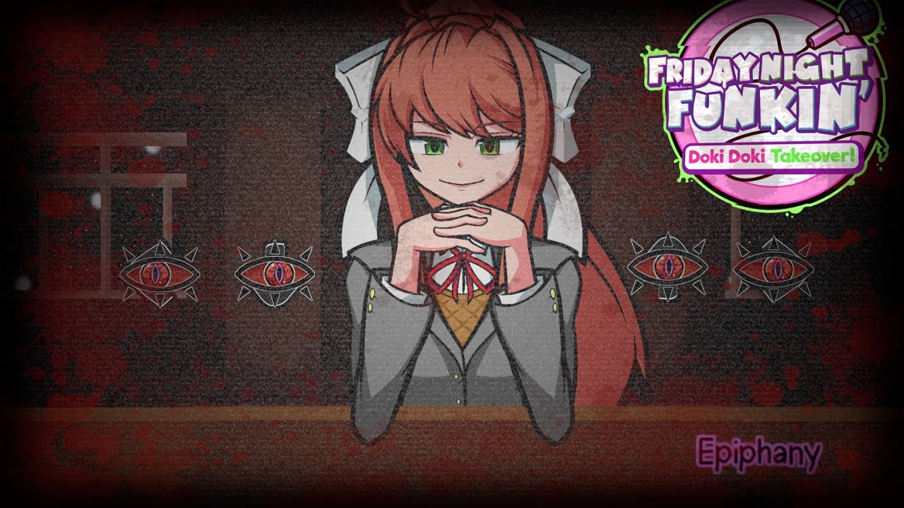 【Friday Night Funkin】"La Verdadera Monika" | Doki Doki Takeover Mod ...