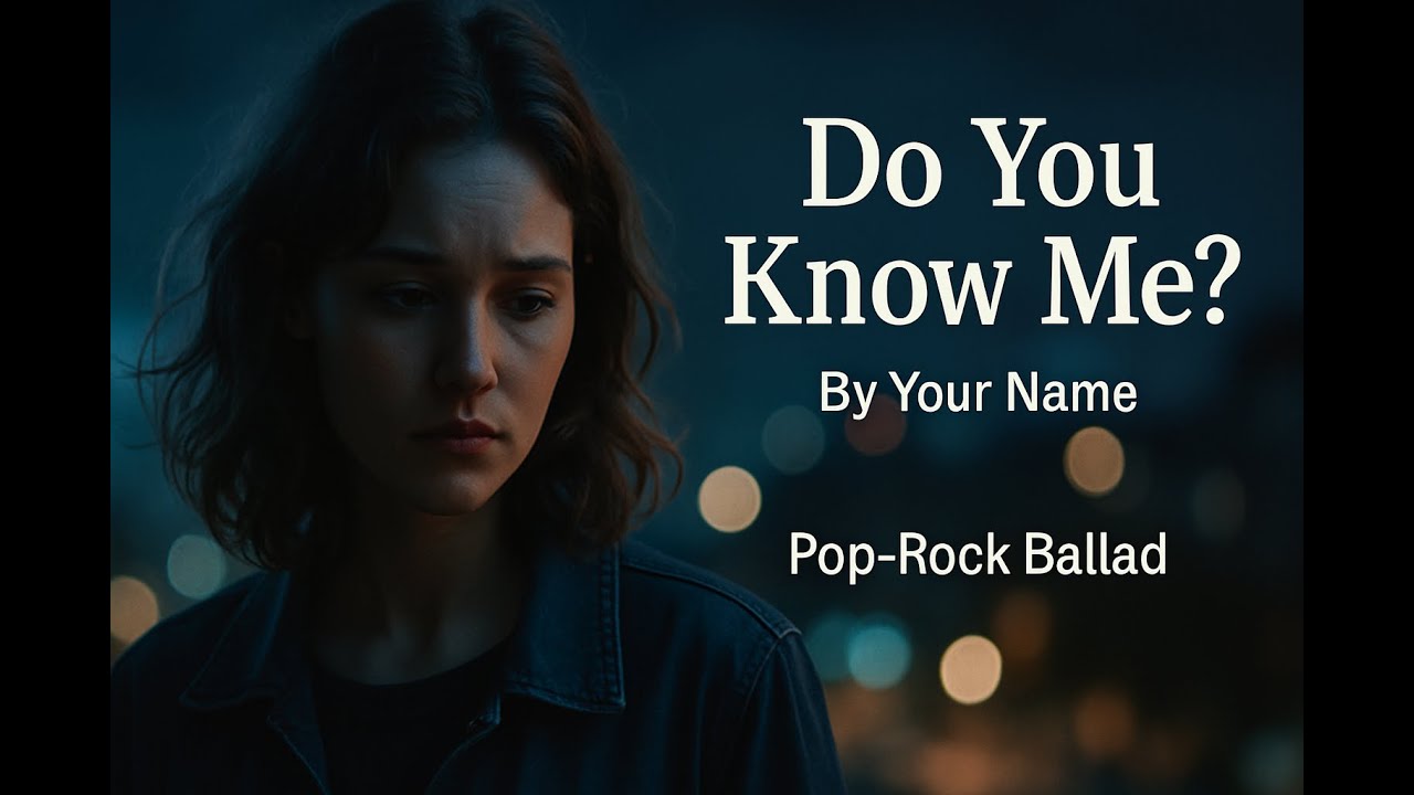 DO YOU KNOW ME ? || a new heartfelt song about deeply emotional || new ...