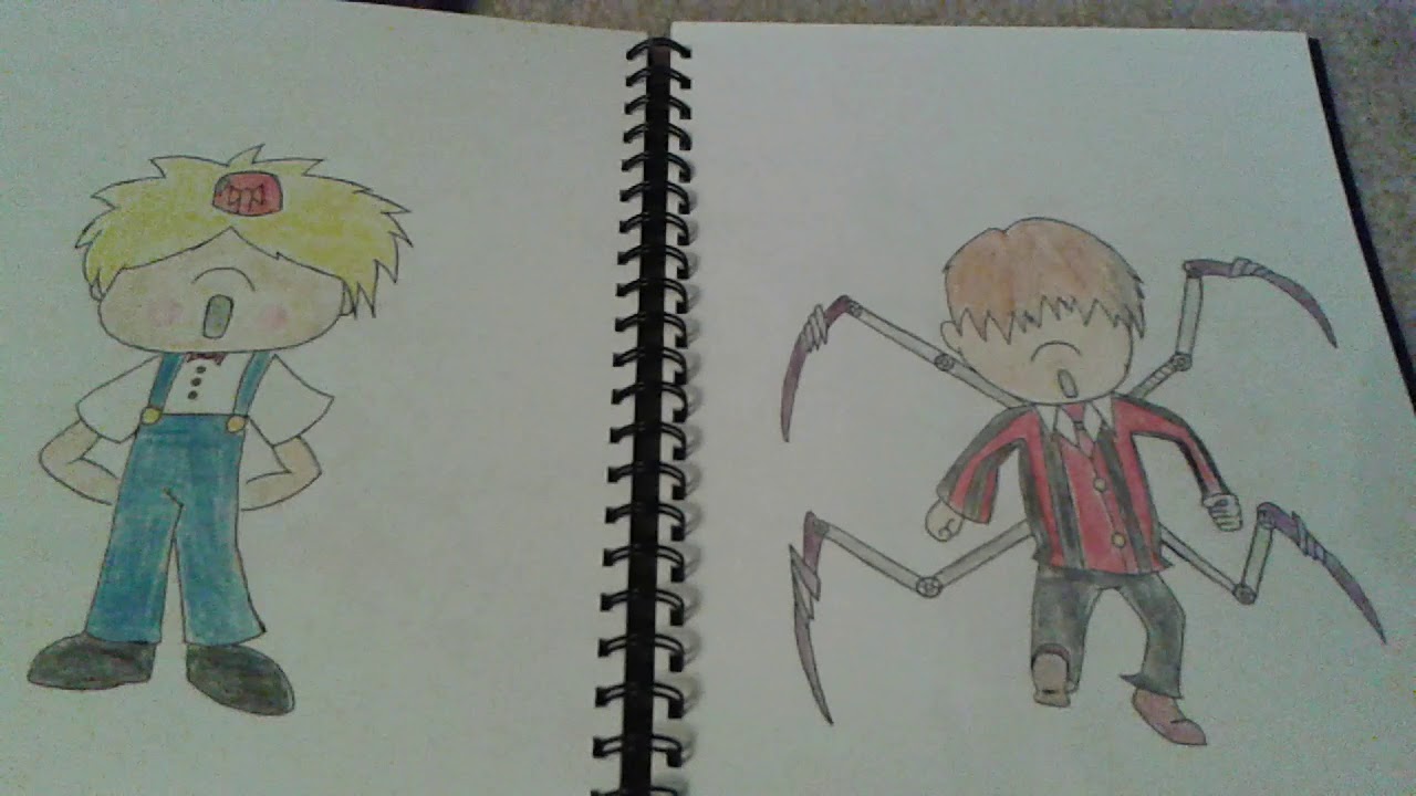 Porky and Porky-bot drawing - YouTube