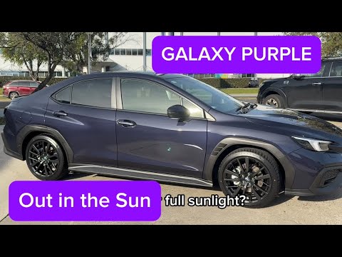 Galaxy Purple WRX in the Sun – You NEED to See This Paint! - YouTube