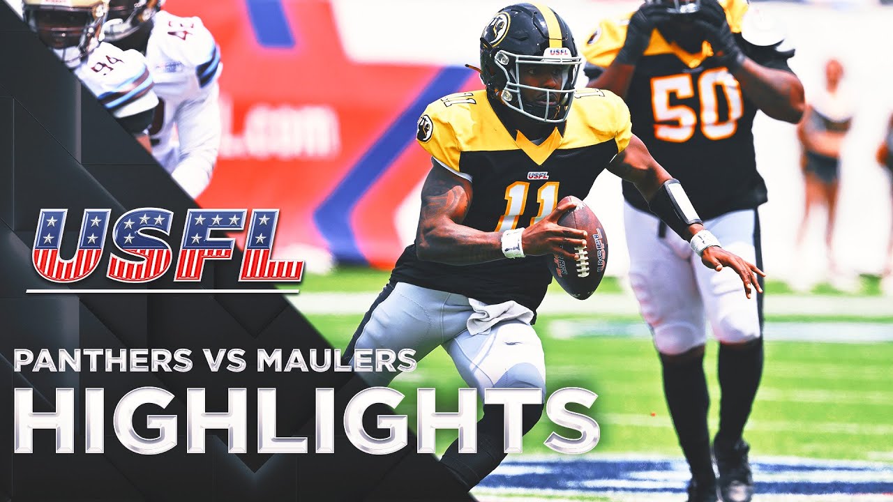 Michigan Panthers vs. Pittsburgh Maulers Highlights | USFL - YouTube