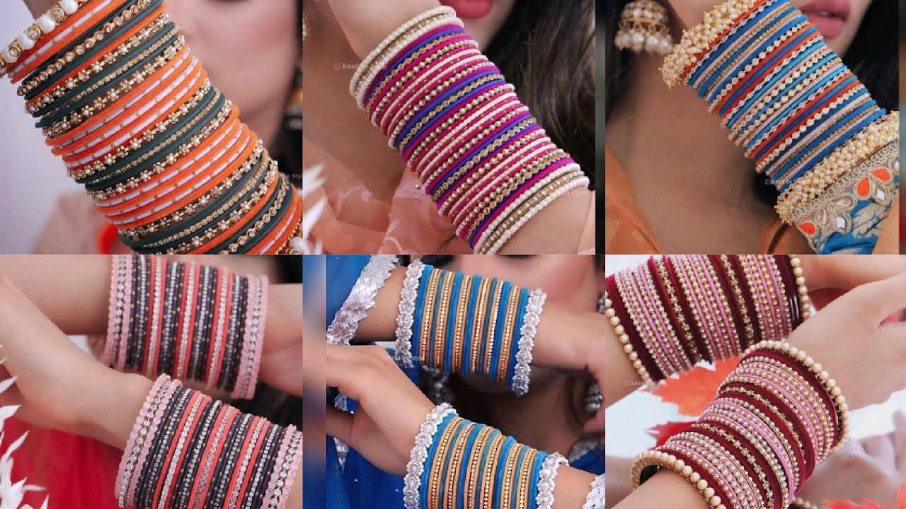 Multicolor Bangles Set Ideas/ How to Make Multicolor Bangles Set ...