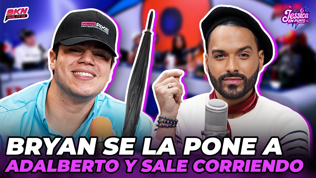 ADALBERTO LE SALE CORRIENDO A BRYAN ELTON CASI LE DA CON UNA SOMBRILLA ...