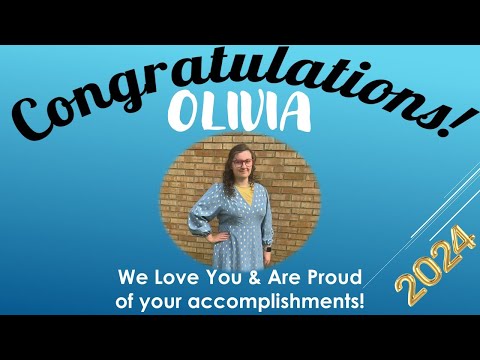 Olivia's Senior Slide Show Video