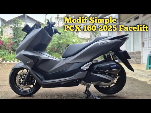 Modifikasi PCX 160 2025 Facelift Roadsync Minimalis Dana Pelajar - YouTube