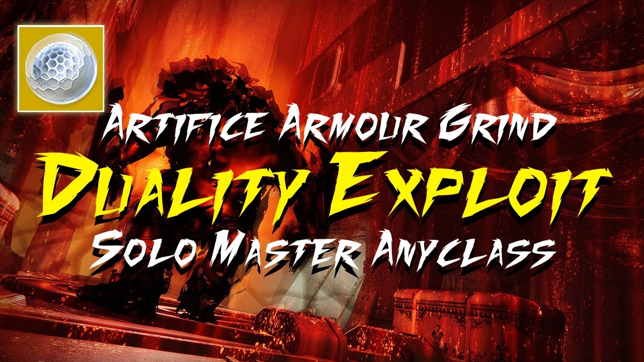 Easy Artifice Armor Farm - Master Duality Any Class Solo Destiny 2 ...