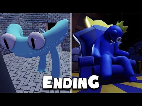 Rainbow Friends Chapter 2: CYAN Boss Fight and Ending - YouTube