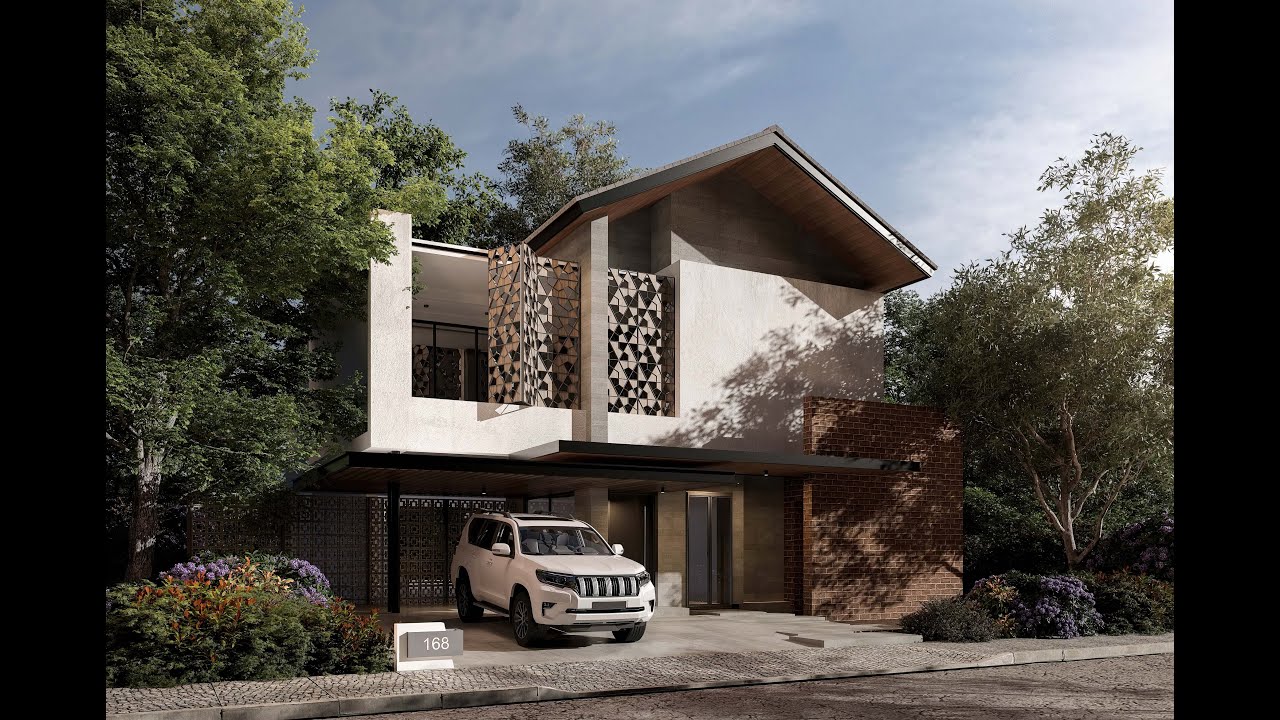 SketchUp VRay 6 EXTERIOR #41 'Daylight' - YouTube