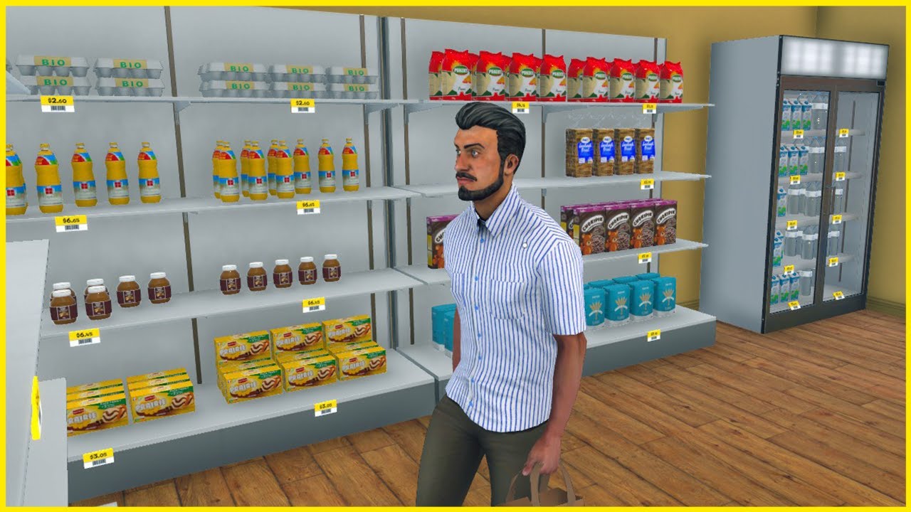 COMPREI MAIS PRATELEIRAS E O FREEZER - SUPERMARKET SIMULATOR ( prologue ...