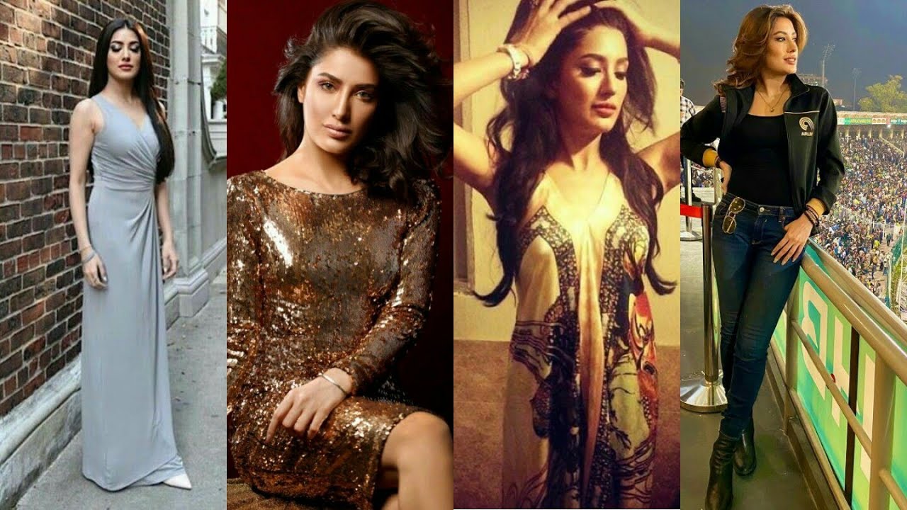 Pakistani actress Mehwish hayat bold dress design collection - YouTube