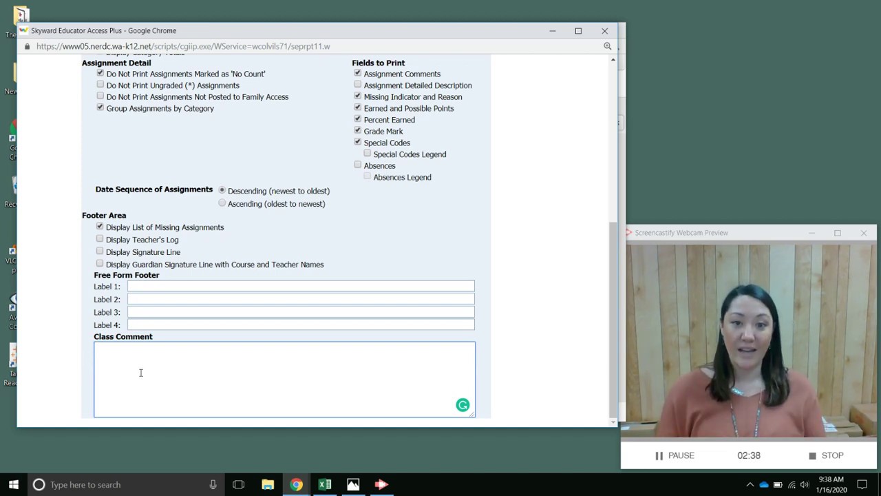 Progress Reports in Skyward - YouTube