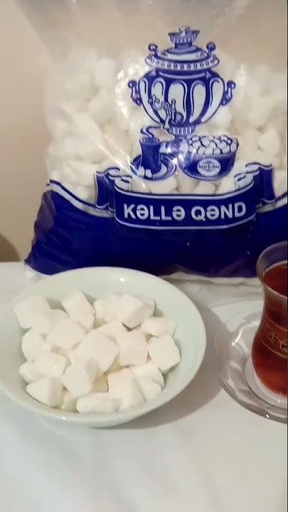 KƏLLƏ QƏND / Сахар кусковой колотый кубики белый / Азерсахар - YouTube