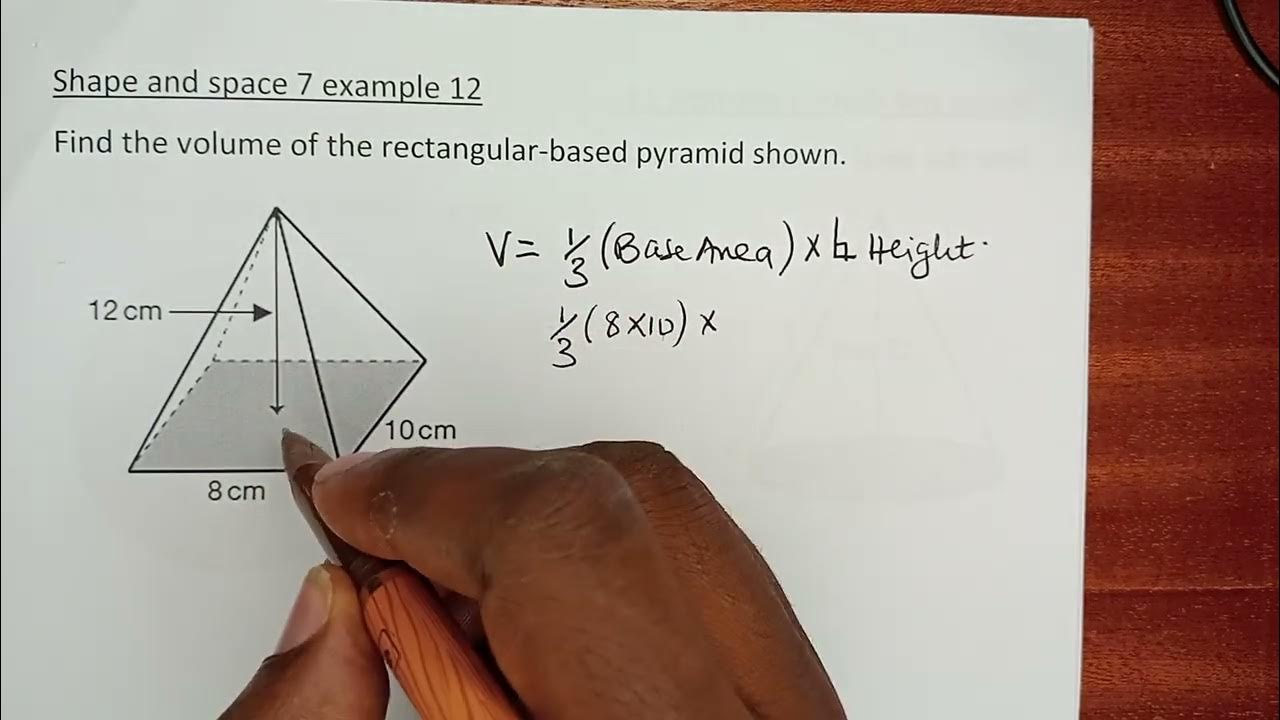 Volume of a pyramid - YouTube