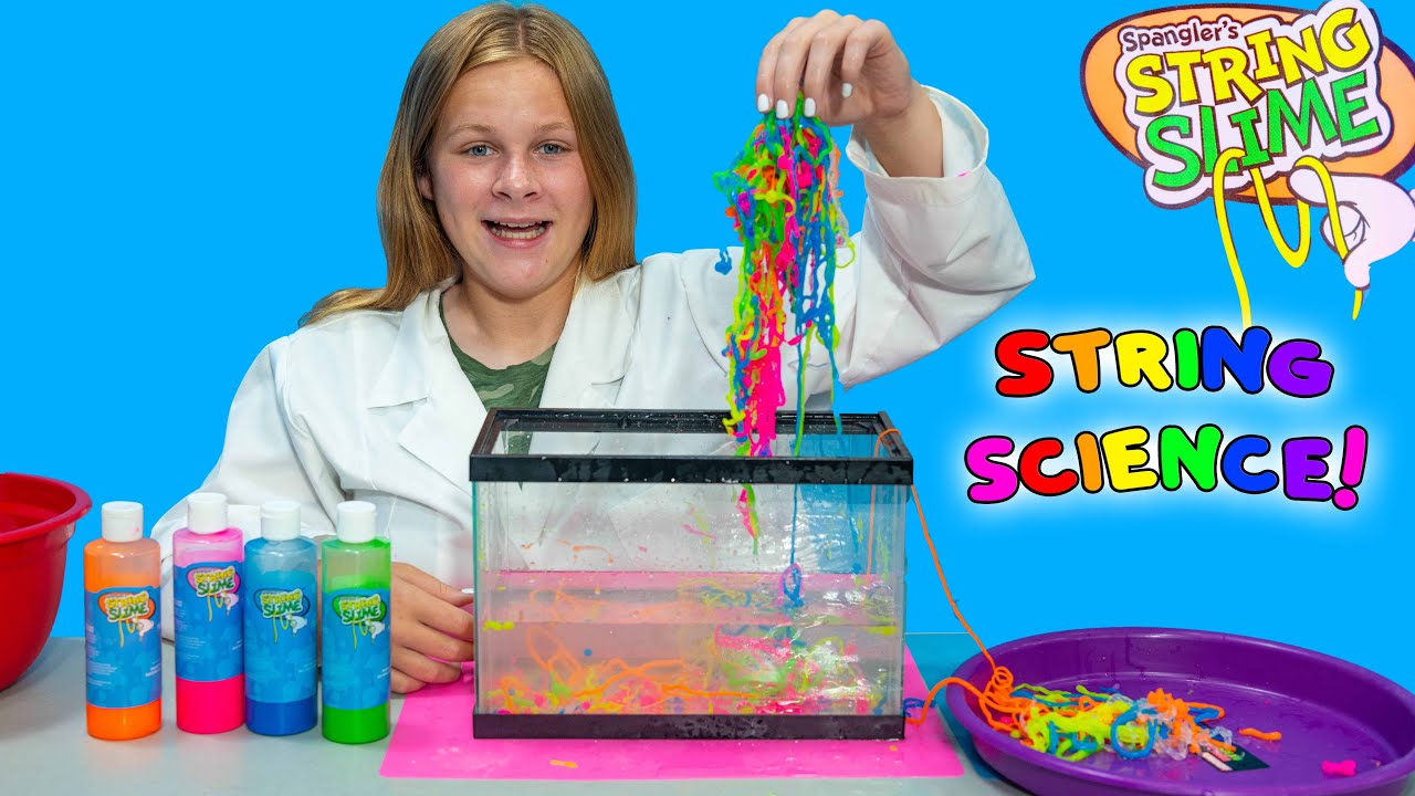 Assistant Discovers Polymers in Silly String Slime Experiments - YouTube