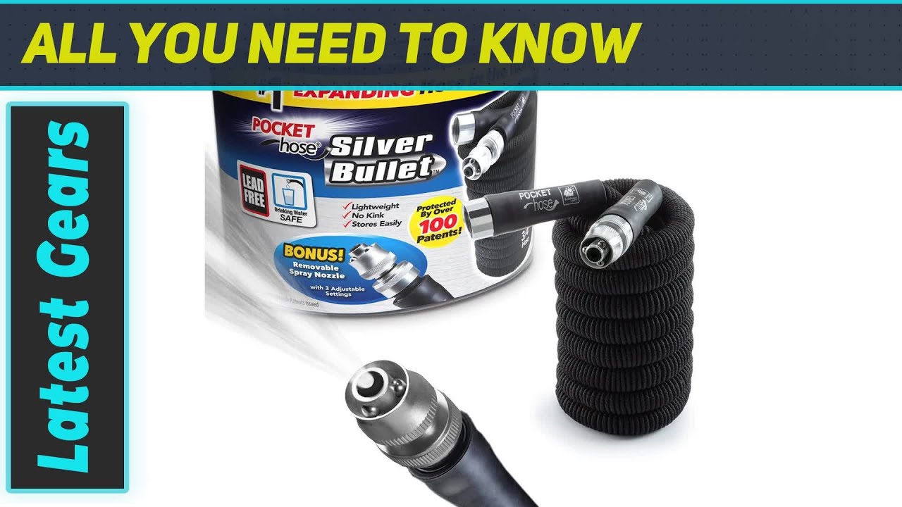 Pocket Hose Silver Bullet: BEST Expandable Garden Hose? - YouTube