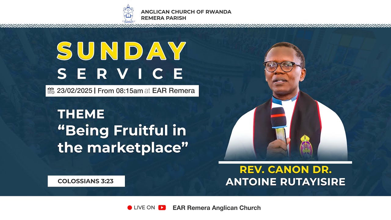 BEING FRUITFUL IN THE MARKET By Rev. Can. Dr. Antoine RUTAYISIRE. - YouTube