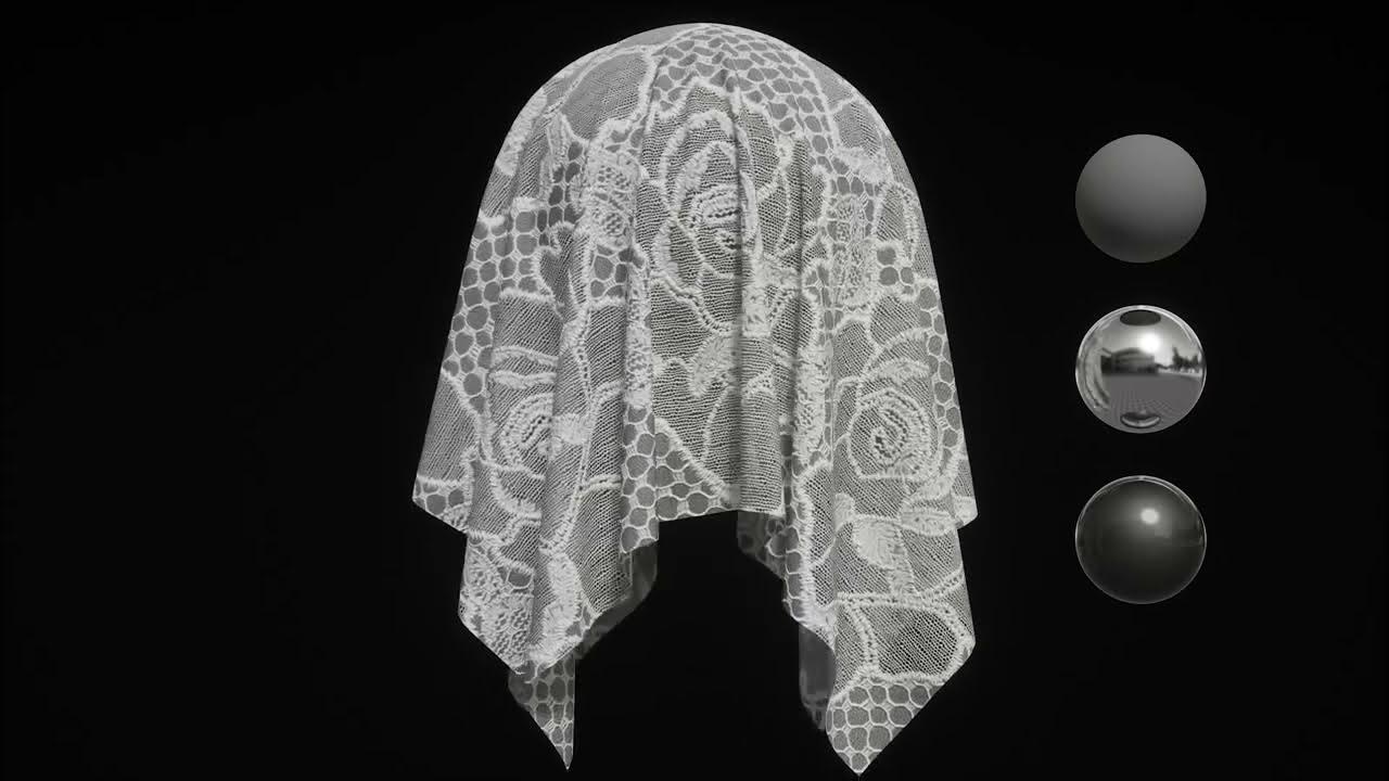 【Substance Designer】Rose patterned lace fabric by Spline tool - YouTube