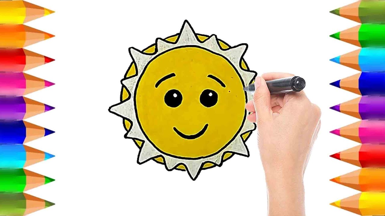 Dibuja y Colorea el Sol de Plim Plim | Dibujos para niños - YouTube