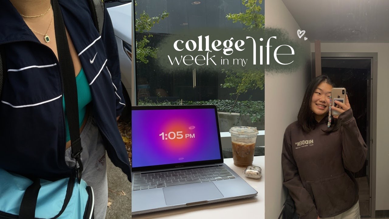 WEEKLY VLOG | a *productive* week in my life as a college student 🤍 ...