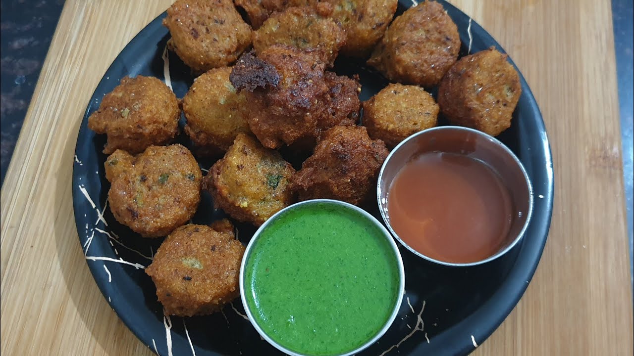 Easy and Crunchy Mix Dal Rice Pakode | Perfect tea -time recipe ...