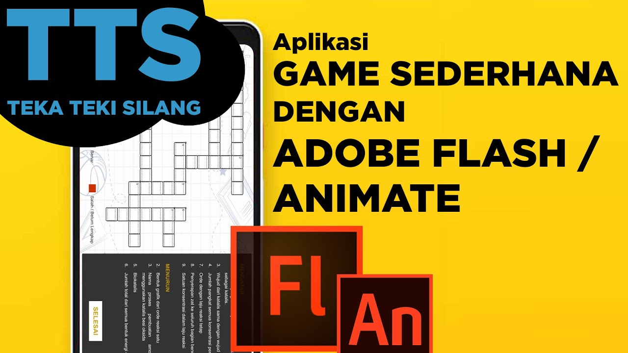 #TrueTorial - Membuat Game TTS di Adobe Flash (Animate) [Pt.1] - YouTube