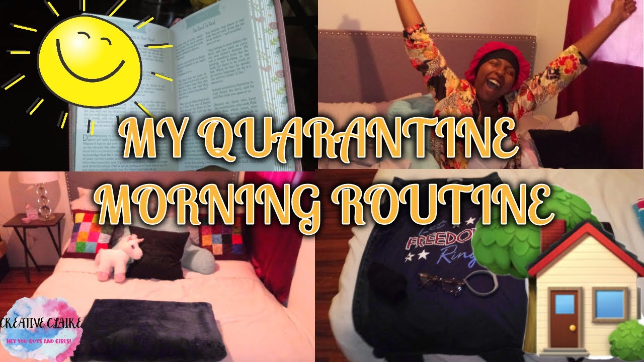 MY REALISTIC MORNING ROUTINE IN QUARANTINE - YouTube