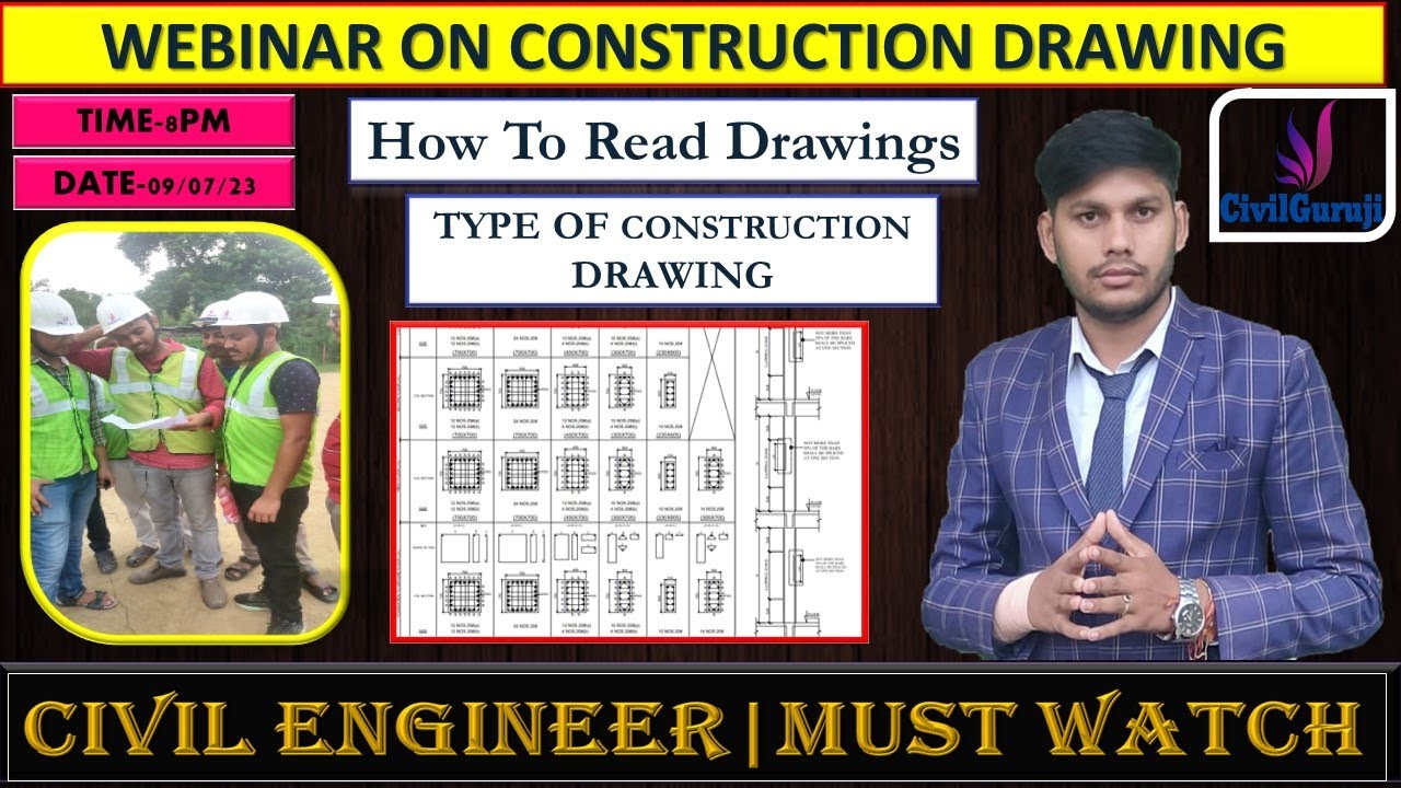 How To Read Construction Site Drawing(type of drawing use at ...