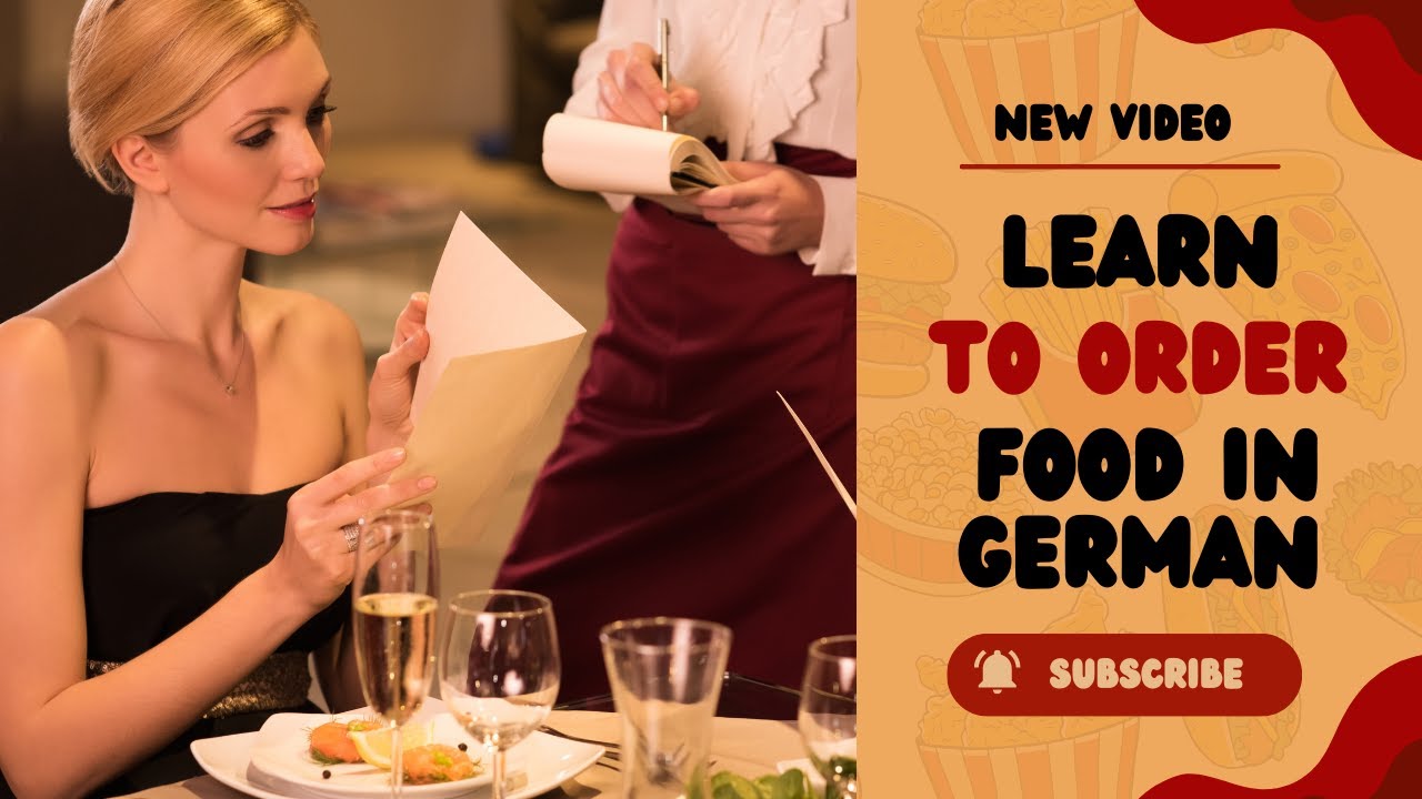Learn to order food & drinks in German - YouTube