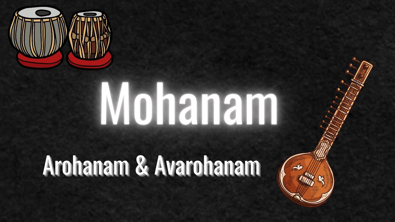 Raga Mohanam: Arohanam and Avarohanam | #isai #carnaticmusic #mohanam # ...