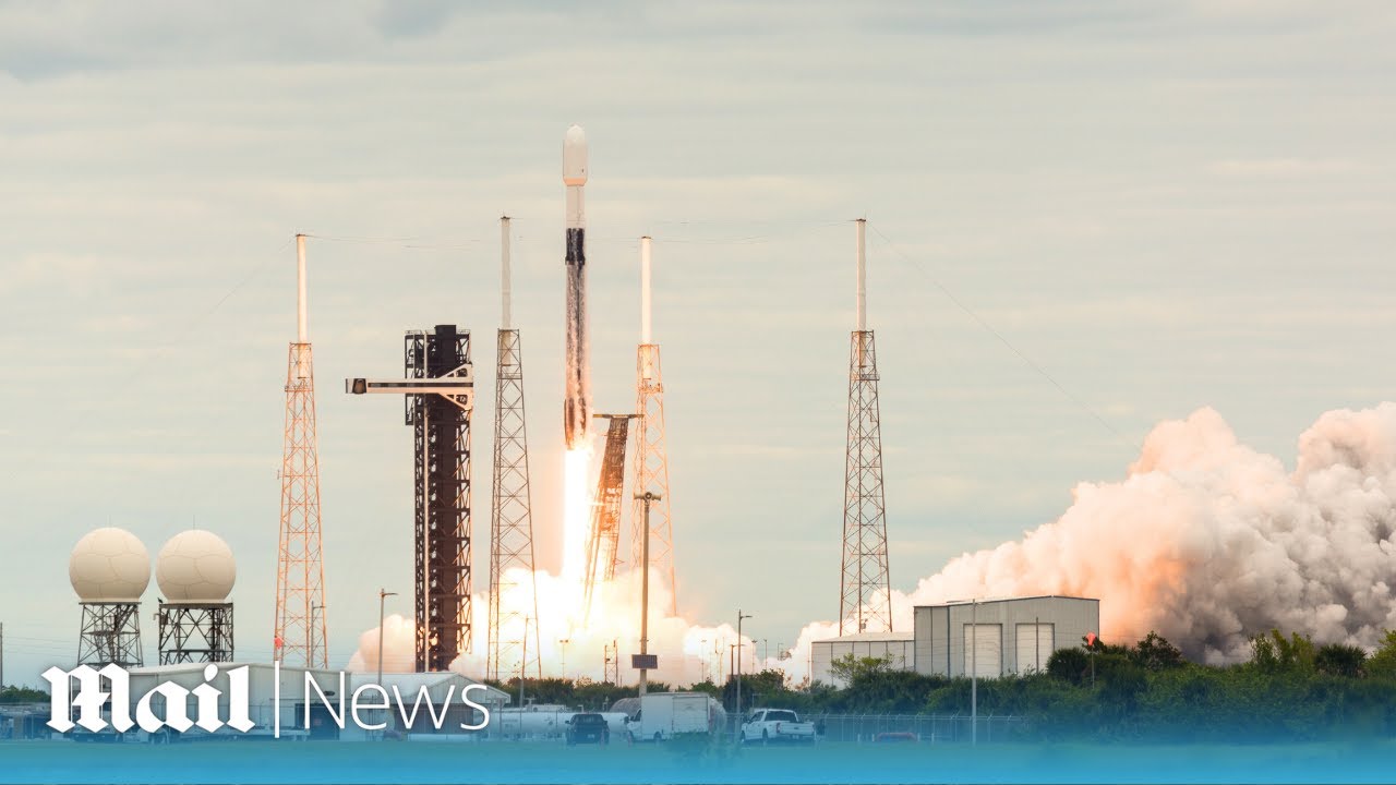 LIVE: SpaceX launches observation satellites for Maxar Technologies ...