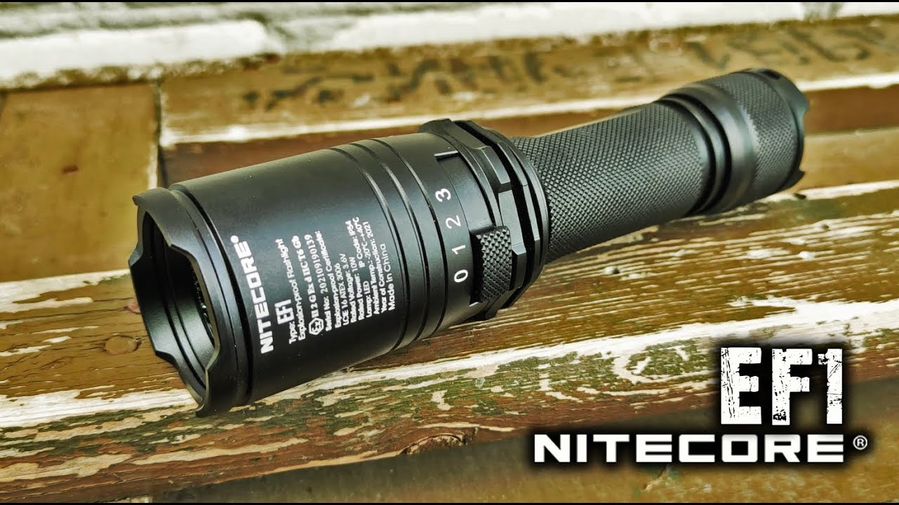 Взрывозащищенный фонарь Nitecore EF1/Survival lantern - YouTube