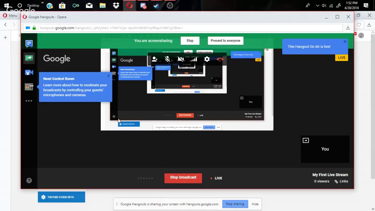 My First Live Stream - YouTube