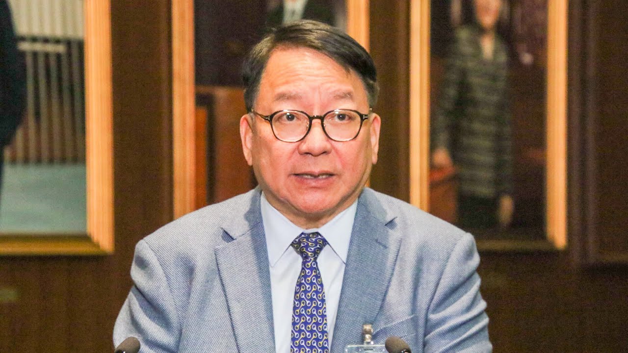 20250226 政務司司長陳國基、行政會議成員就《財政預算案》見記者 | TMHK News Live 新聞直播 - YouTube