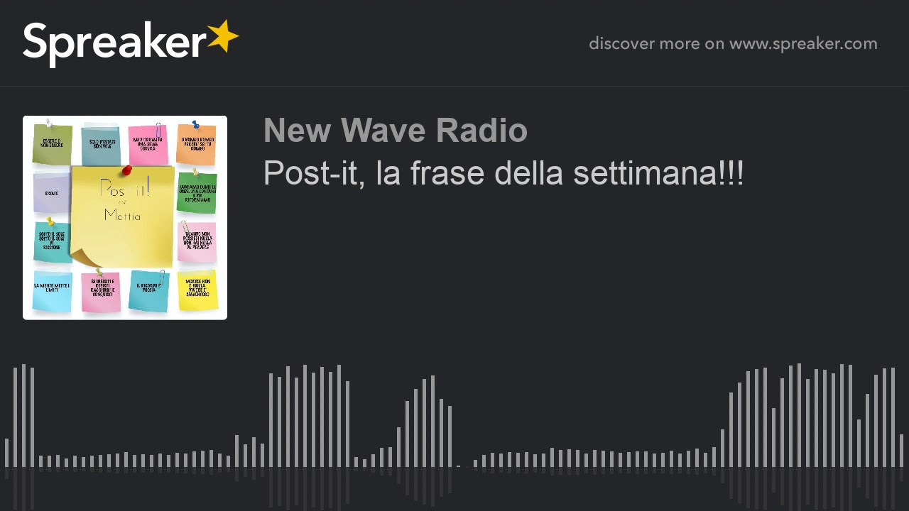 Post-it, la frase della settimana!!! (part 1 di 3) - YouTube