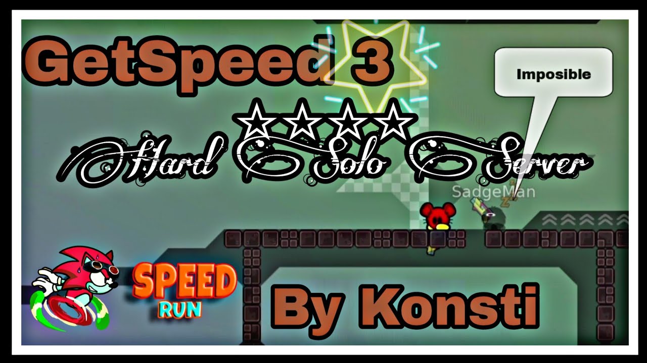 GetSpeed3 By Konsti SpeedRun | Solo Teeworlds ArAsH DDNET - YouTube